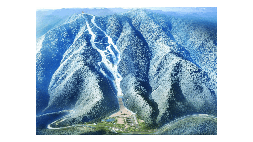 Jeongseon Alpine Centre Ski Map And Information - Free Piste Map
